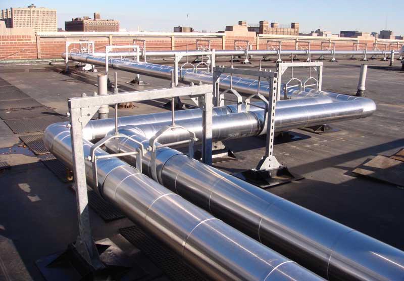 Rooftop Pipe Hangers and Stands - Custom Pipe Supports - MIRO ...