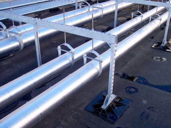 Rooftop Pipe Hangers and Stands - Custom Pipe Supports - MIRO ...